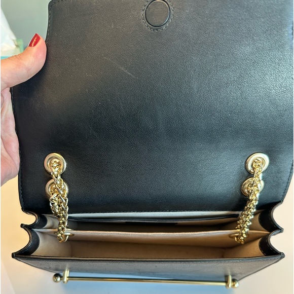 Strathberry | Bags | Strathberry Eastwest Leather Crossbody Bag Black ...